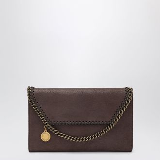 Stella McCartney Falabella Kettenportemonnaie in Mahagoni