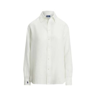 Polo Ralph Lauren Oversized Leinenhemd - - Blouses & Shirts - Damen - Wei&szlig; - XL
