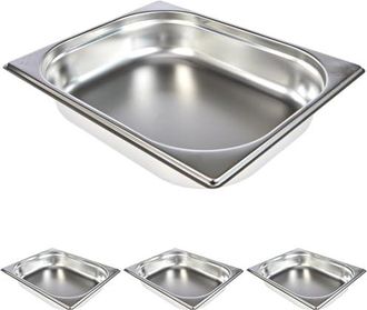Lacor 66265Z GN Beh&auml;lter 1/2 265 x 325 x 65 mm INOX (Packung mit 4)