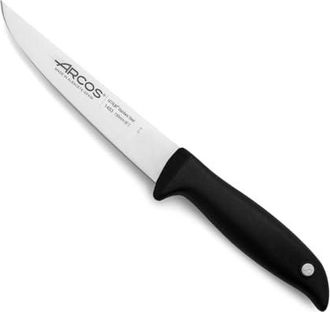 Arcos Séries Menorca - Couteau Cuisine - Lame Acier Inoxydable Nitrum 150 mm - Manche Polypropylène Couleur Noir