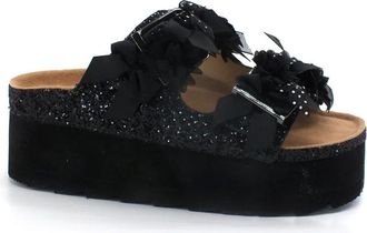 Colors Of California Femme, Chaussures, Noir, Taille: 41 EU Tongs