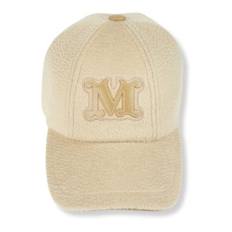 Max Mara Femme, Accessoires, Beige, Taille: 57 CM Mxafeltre Cap
