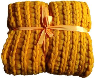 The Home Deco Factory The Home Deco Factory - Plaid grosse maille - l. 150 x l. 120 cm