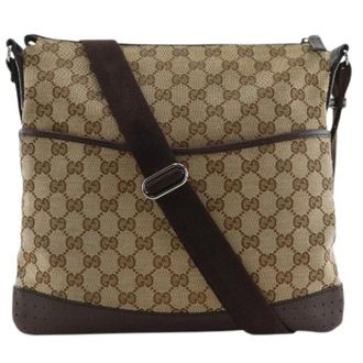 Gucci Sac bandouli&egrave;re GG Canvas Pre-owned - Femme - Pre-owned - Brun - Taille: ONE Size