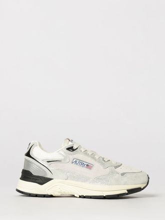 Autry Zweifarbige Hyperway Sneaker aus Leder und Mesh mit Cut-Out-Logo