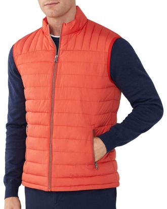 Hackett Herren Ultra Lw Weste Jacke, Orange (Rust Orange), L