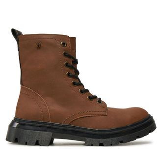 Wrangler Schn&uuml;rstiefeletten Wrangler Dakota 20243062.JCU Braun