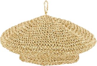 Borsalino Femme, Accessoires, Beige, Taille: ONE Size Ines Crochet Papier Beret