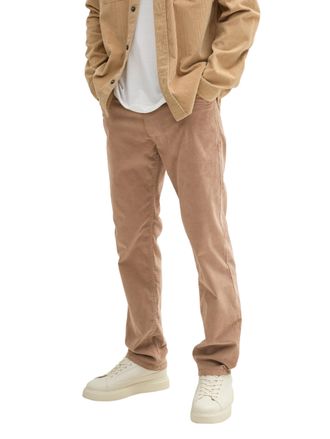 Tom Tailor Tom Tailor Herren Marvin Straight Hose aus Cord, 13626 - Parasol Brown, 31/34