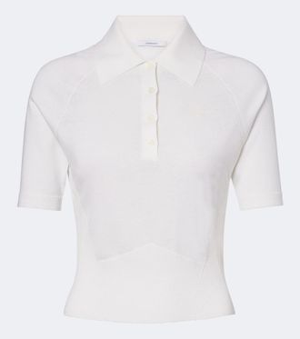 Givenchy Polo en coton et soie