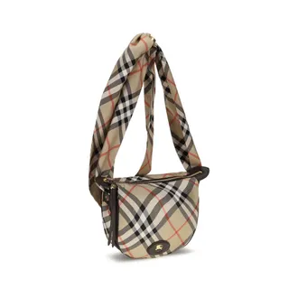 Burberry Womens Beige Silk Shoulder Bag