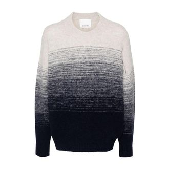 Isabel Marant Blauer Gradient Rundhalsausschnitt Pullover - - Knitwear - Herren - Blau - XL