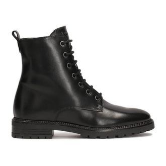 Kazar Schwarze Stiefel mit Schn&uuml;rung und Rei&szlig;verschluss - - Shoes - Damen - Schwarzk - 40 EU