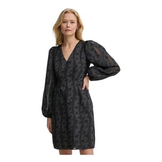 Sams&oslash;e & Sams&oslash;e Robe Saanai - Femme - Robes - Bleu - Taille: 40 FR