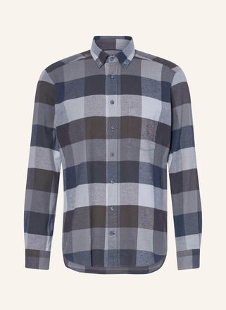 Strokesman's Strokesmans Flanellhemd Regular Fit grau