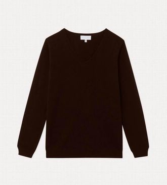 Kujten Pull cachemire femme col V - Pull Vicky