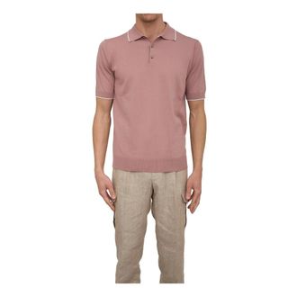 PESERICO Homme, Tops, Rose, Taille: 2XL Polo Classique pour Homme