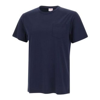 Sun 68 Homme, Tops, Bleu, Taille: S T-shirt de Luxe Uni