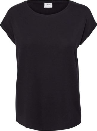 Vero Moda Vero Moda NOS Damen VMAVA PLAIN SS TOP GA NOOS T-Shirt,, per pack Blau (Night Sky Night Sky), 40 (Herstellergröße: L)
