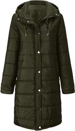 Generic Parka Grande Taille Manteau Femme Chic Et Elegant Veste Longue Femme Doudoune Avec Capuche Hiver Chaud Long Gilet Sans Manches Long Gilet Matelassé Ma