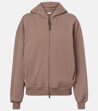 Brunello Cucinelli Kapuzenjacke aus Baumwoll-Jersey
