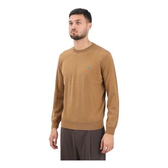 Lacoste Homme, Pulls, Brun, Taille: 3XL Maglioncino Girocollo
