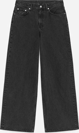 Arket CLOUD Loose Jeans Mit Weitem Bein -Grau