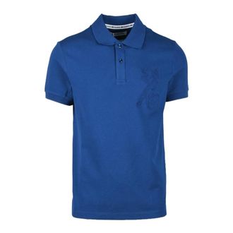 Dirk Bikkembergs Homme, Tops, Bleu, Taille: L T-shirt coton &eacute;lasthanne