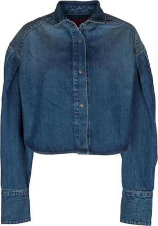 Don the Fuller Femme, Vestes, Bleu, Taille: 38 FR Venus Cropped Jacket