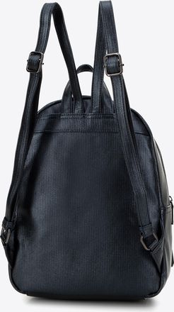 Wittchen Damenrucksack aus &Ouml;ko-Leder, gl&auml;nzend marineblau