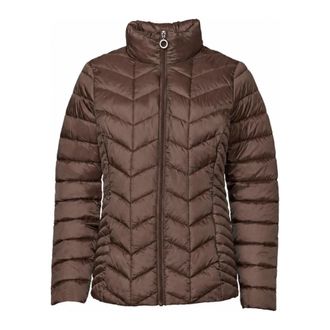 Danwear Doudoune de Luxe - Femme - Vestes - Brun - Taille: 52 FR