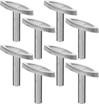 Vosarea 8 St&uuml;ck Aufziehschl&uuml;ssel f&uuml;r Musikdosen Silber 25mm Metall Aufwickler f&uuml;r Selbstgemacht Spieluhr Mechanismus