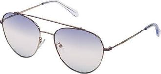 Zadig&Voltaire ZADIG&VOLTAIRE Femme SZV1925808B1 Lunettes de soleil, Grad.Blue/Pink/Light Blue, 58/18/135