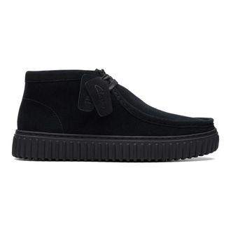 Clarks Schwarze Schn&uuml;rstiefelette aus Wildleder - - Shoes - Damen - Schwarzk - 39 1/2 EU