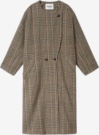Isabel Marant Manteau Renee - Femme - Beige - Taille 34 - Marant &Eacute;toile