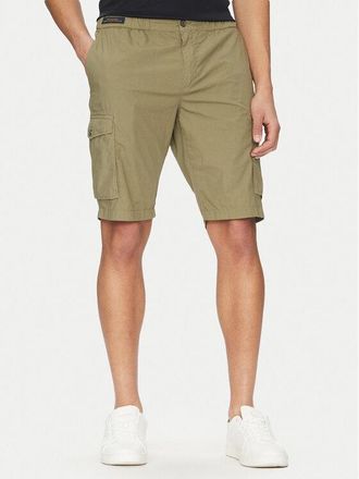 Paul & Shark Stoffshorts 25414025 Grün Regular Fit