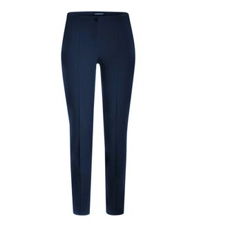 Cambio High Waist Navy Hose mit Schmalen Beinen - - Trousers - Damen - Blau - XL