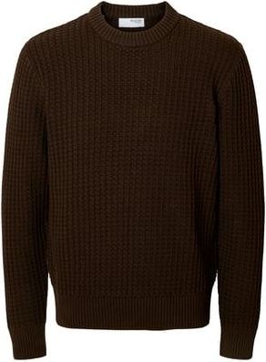 Selected Pull col rond en coton