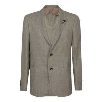 Lardini Homme, Vestes, Vert, Taille: 3XL Blazer Sp&eacute;cial Crois&eacute; Simple