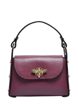 Anna Luchini Weinfarbe Rindsledertasche
