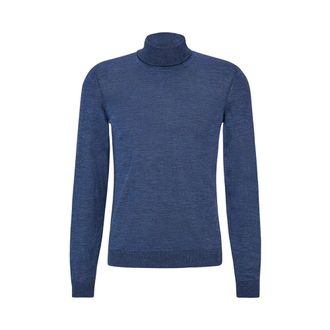 HUGO BOSS Rollkragenpullover - - Knitwear - Herren - Blau - M