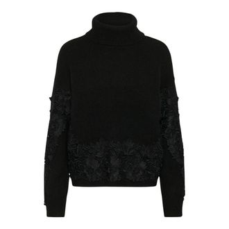 Kaffe Kasiff Strickpullover - - Knitwear - Damen - Schwarzk - S