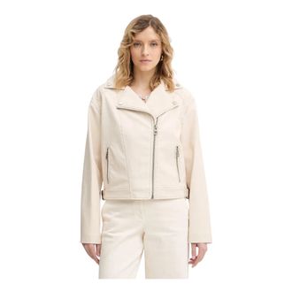 Guess Nada Biker Jacket - - Jackets - Damen - Beige - XS