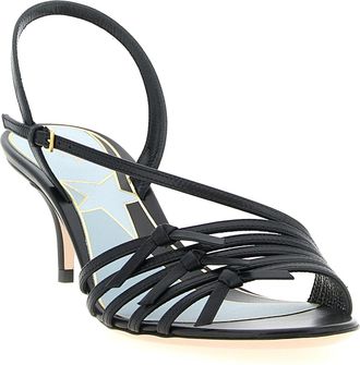 Valentino Garavani Nodine Heel Sandal - Black