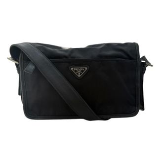 Prada Sac bandouli&egrave;re en nylon Tessuto Pre-owned - Femme - Pre-owned - Noir - Taille: ONE Size