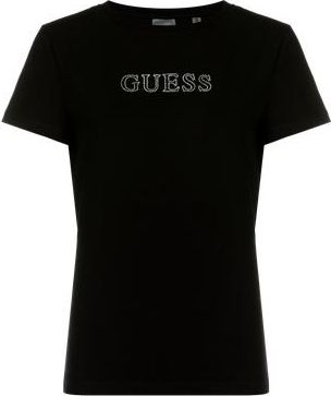 Guess T-shirt col rond en coton m&eacute;lang&eacute;