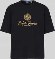 Polo Ralph Lauren T-Shirt mit goldfarbenem Logo-Print