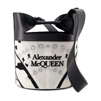 Alexander McQueen Womens Crossbody Bag White Calfskin