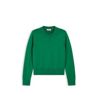 Tommy Hilfiger Pull col rond droit uni en coton