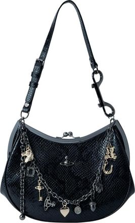 Vivienne Westwood Femme, Sacs, Noir, Taille: ONE Size Charm Frame Shoulder Bag